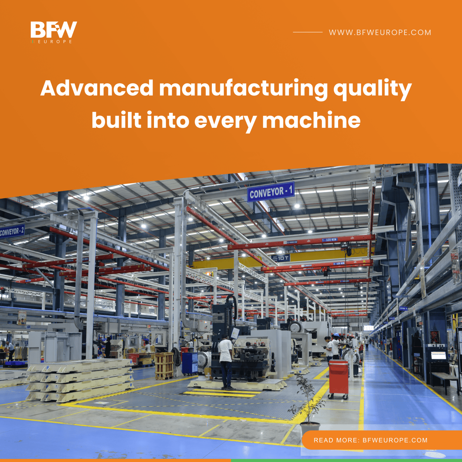 Trusted Europe Manufacturing Technology Partner | BFW Europe