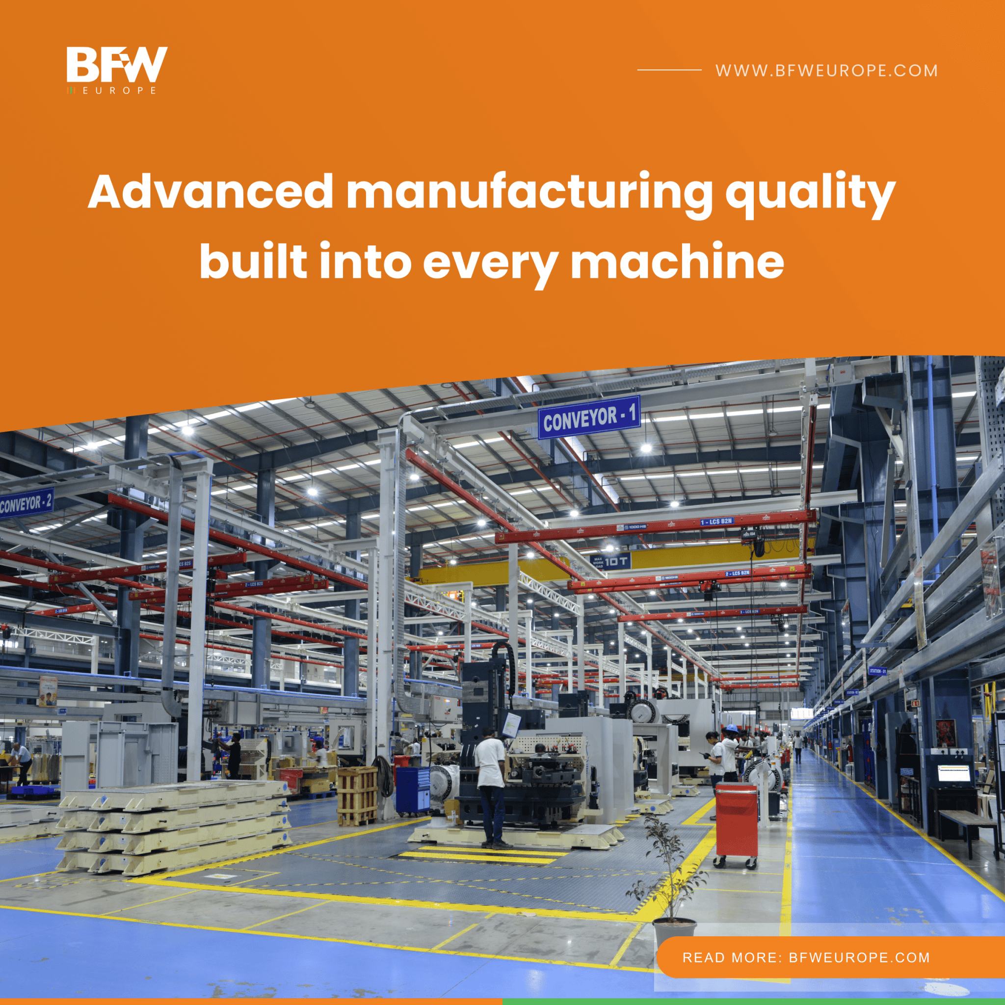 Trusted Europe Manufacturing Technology Partner | BFW Europe